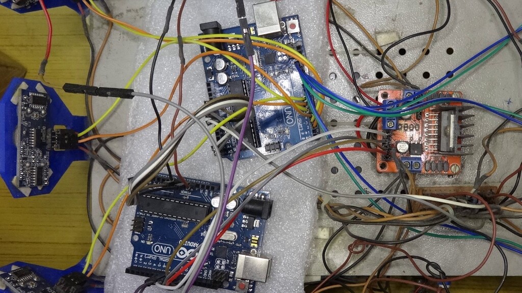 Dual Arduino Uno Rover Robot with Six Ultrasonic Sensors [video] - Showcase - Arduino Forum