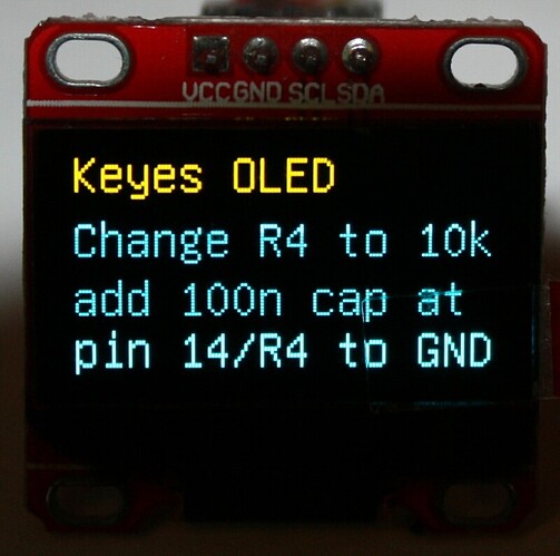 Keyes OLED Display not Working. - Displays - Arduino Forum