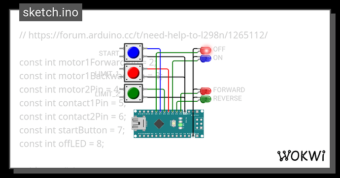 Code to command 2 stepper motors and a dc motor - Science and ...
