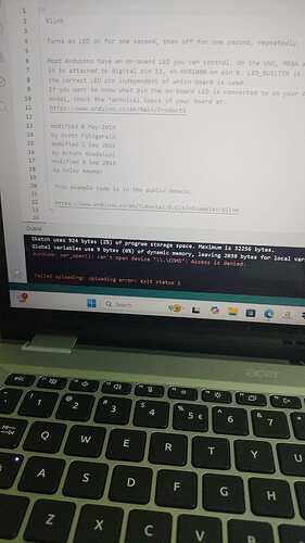 Failed uploading: COM5: Access is denied - Uploading - Arduino Forum