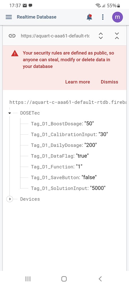 Kodular App To Firebase To Esp8266 Programming Arduino Forum 2004