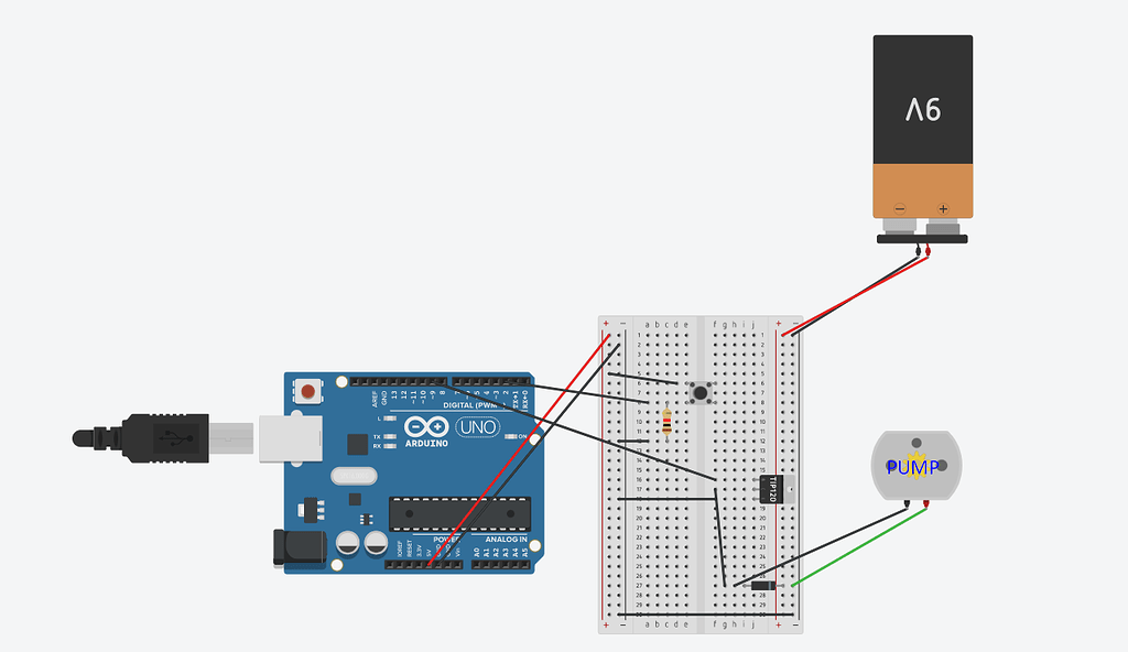 Power arduino via USB adapter and pump via battery - Motors, Mechanics ...