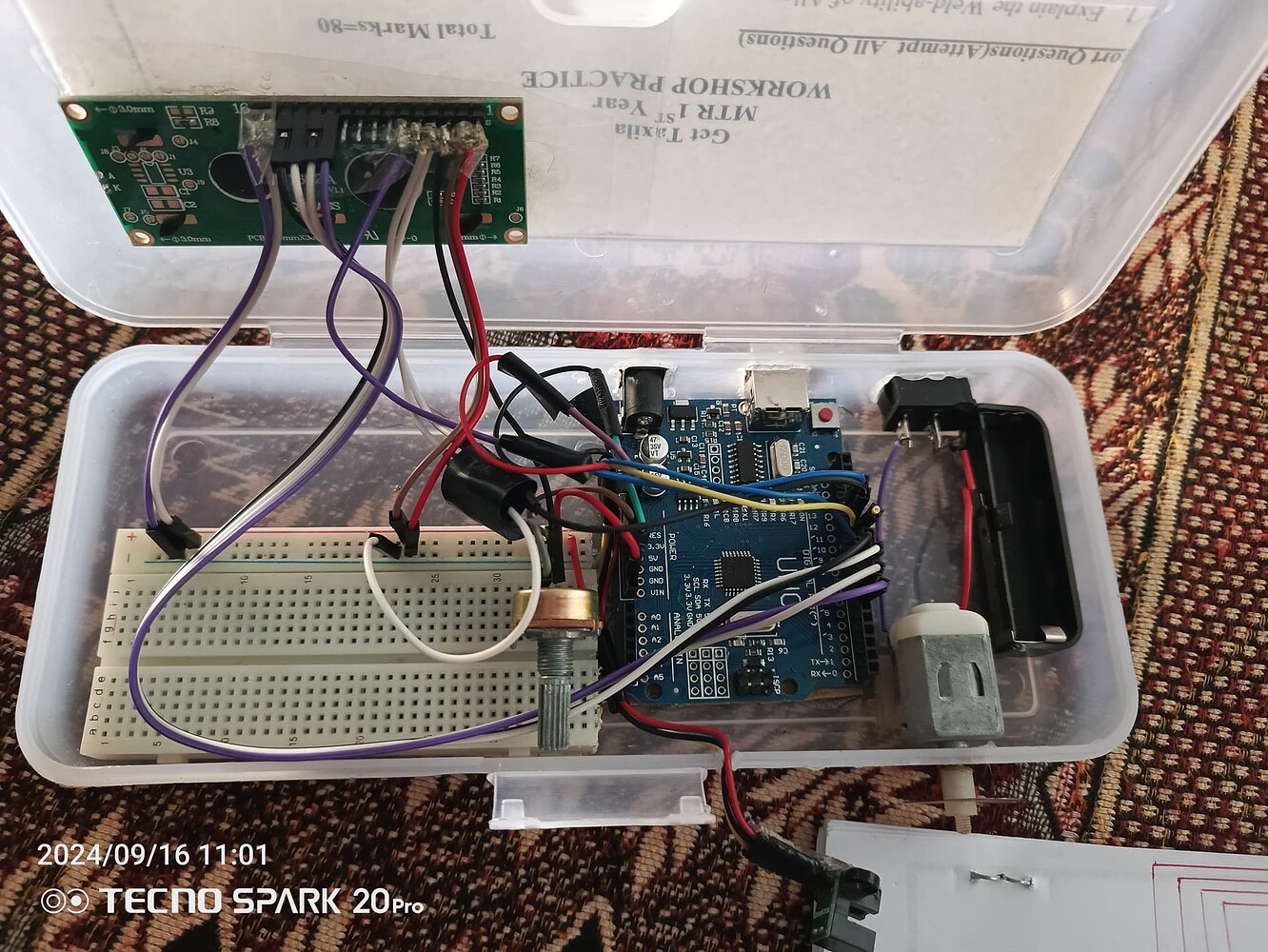 Measure and display speed and direction of DC motor - Programming ...