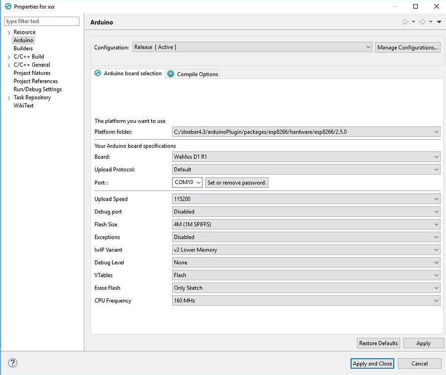 [solved] setting up Eclipse / Sloeber -> unresolved inclusion - Programming - Arduino Forum