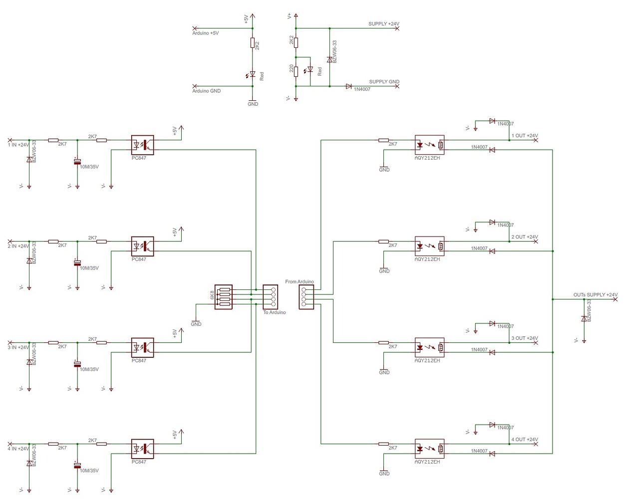 Please check my schematic - General Electronics - Arduino Forum