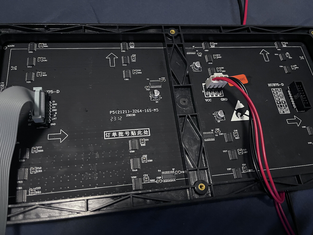 64x32 LED matrix - LEDs and Multiplexing - Arduino Forum
