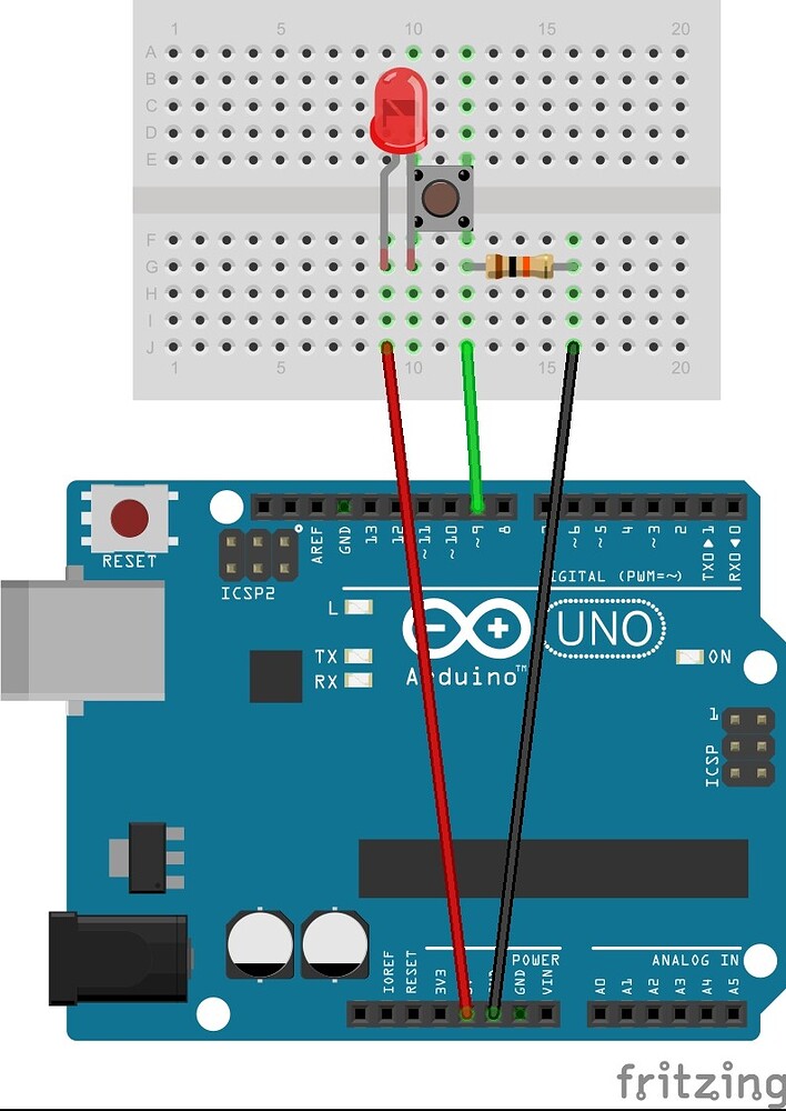 La corrente negli schemi pull-up/down. - Generale - Arduino Forum