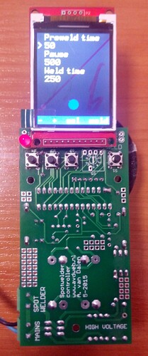 Questions about Arduino spot welder controller - Page 7 - General Guidance - Arduino Forum
