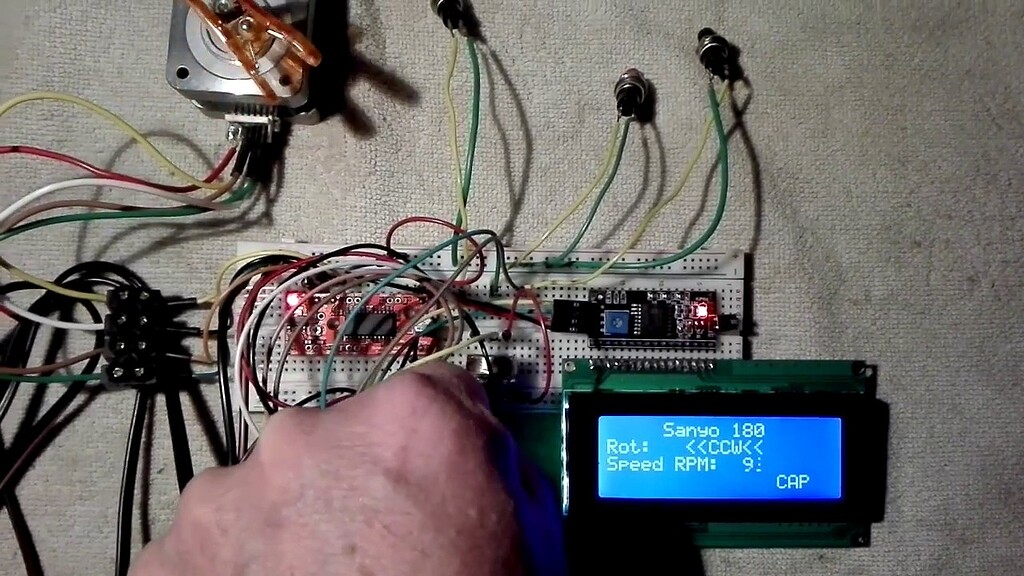 Mostrar en LCD velocidad y sentido motor paso a paso - Software ...