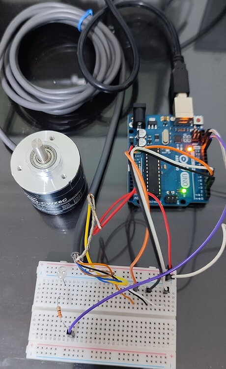 Omron encoder with Arduino - Programming - Arduino Forum