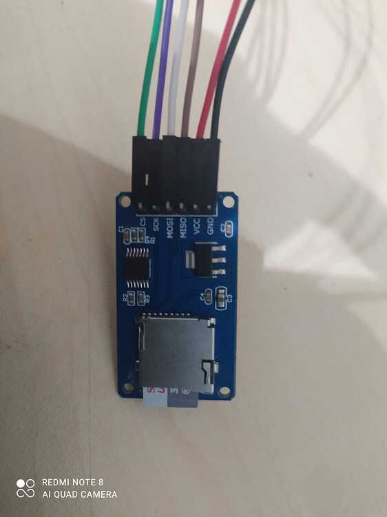 Connecting SD Card Module to NodeMCU ESP8266 - Storage - Arduino Forum