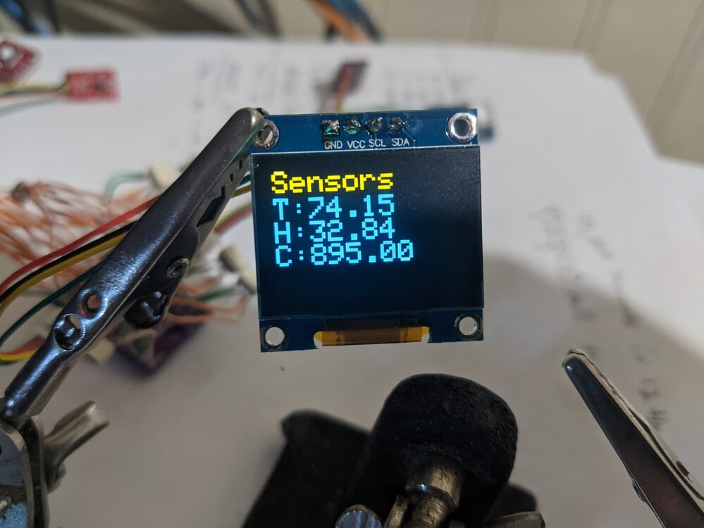 I2C OLED DISPLAY & x2 SCD-41 Sensors - General Guidance - Arduino Forum