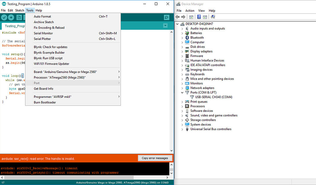 My Arduino not detected - IDE 1.x - Arduino Forum