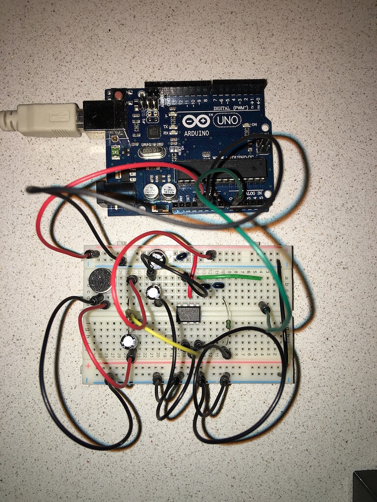 Problem with mic amplifier + led - Audio - Arduino Forum