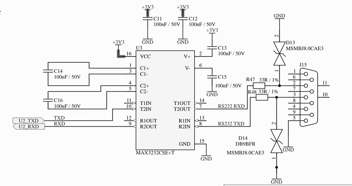 Esp32 serial communication via max3232 - Networking, Protocols, and Devices - Arduino Forum