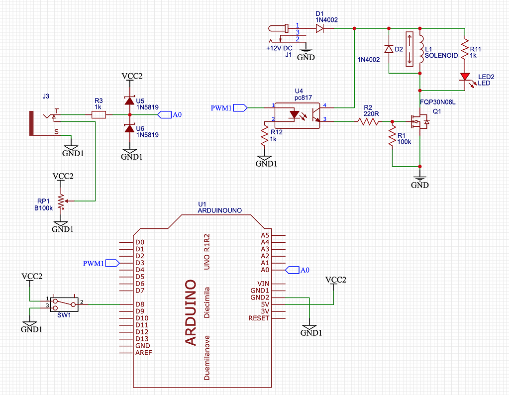 Controllind Solenoid Using Arduino Two Modes Of Operation General Guidance Arduino Forum