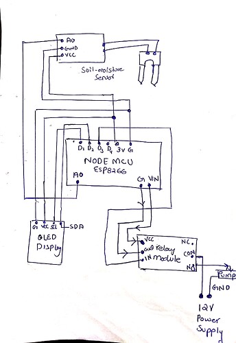 12V DC pump connected to relay on nodemcu esp8266 running non stop - Robotics - Arduino Forum