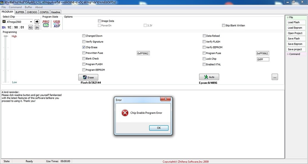 Not able to program ATmega2560 - 3rd Party Boards - Arduino Forum