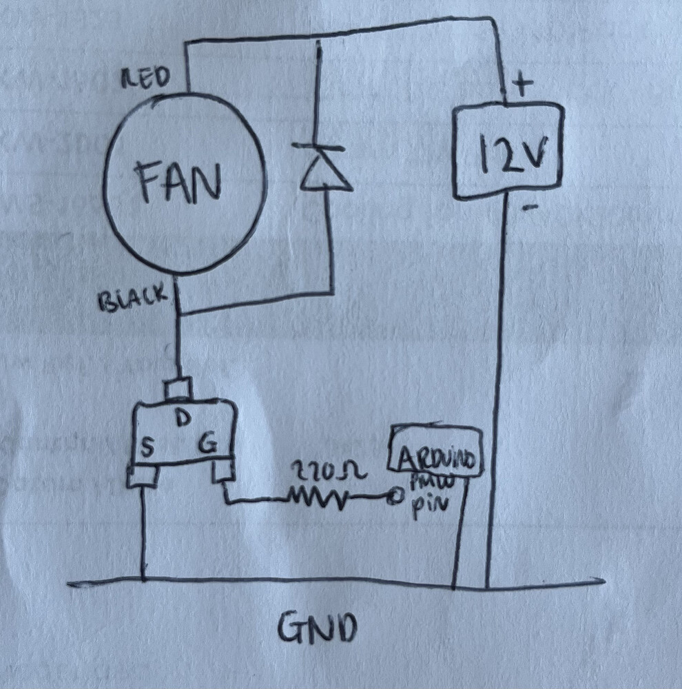 Multiple 5V 0.27A Fans with 12V supply? - Motors, Mechanics, Power and CNC - Arduino Forum