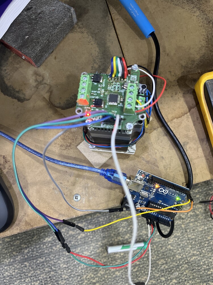Arduino and stepper circuit pin diagram and upload code - General ...