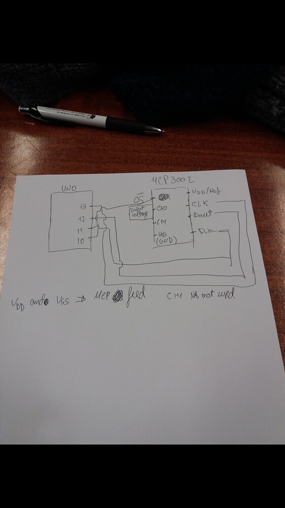 Converting voltage input for Arduino to read using external ADC MCP3002 - Programming - Arduino ...
