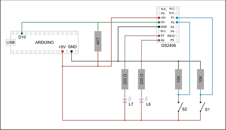 write to DS2408 using OneWire-lib - Sensors - Arduino Forum