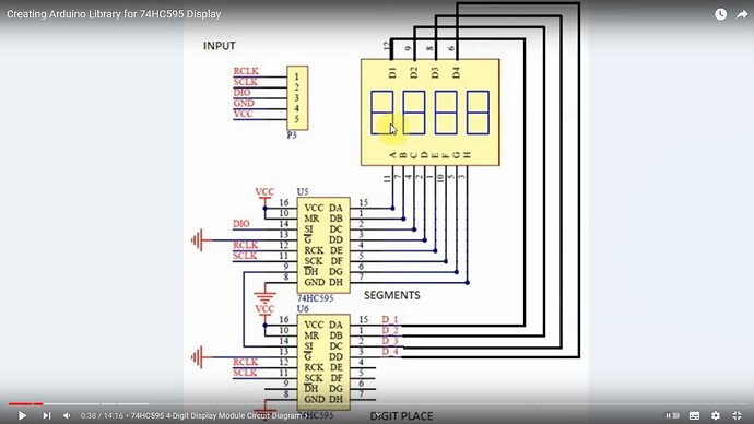 Display 7 segmenti con MAX7219 o 74HC595 - Page 2 - Hardware - Arduino Forum