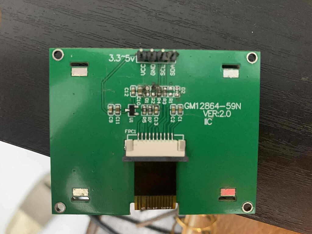 Help with running the GM12864-59N VER:2.0 128x64 I2C LCD MODULE - Displays - Arduino Forum