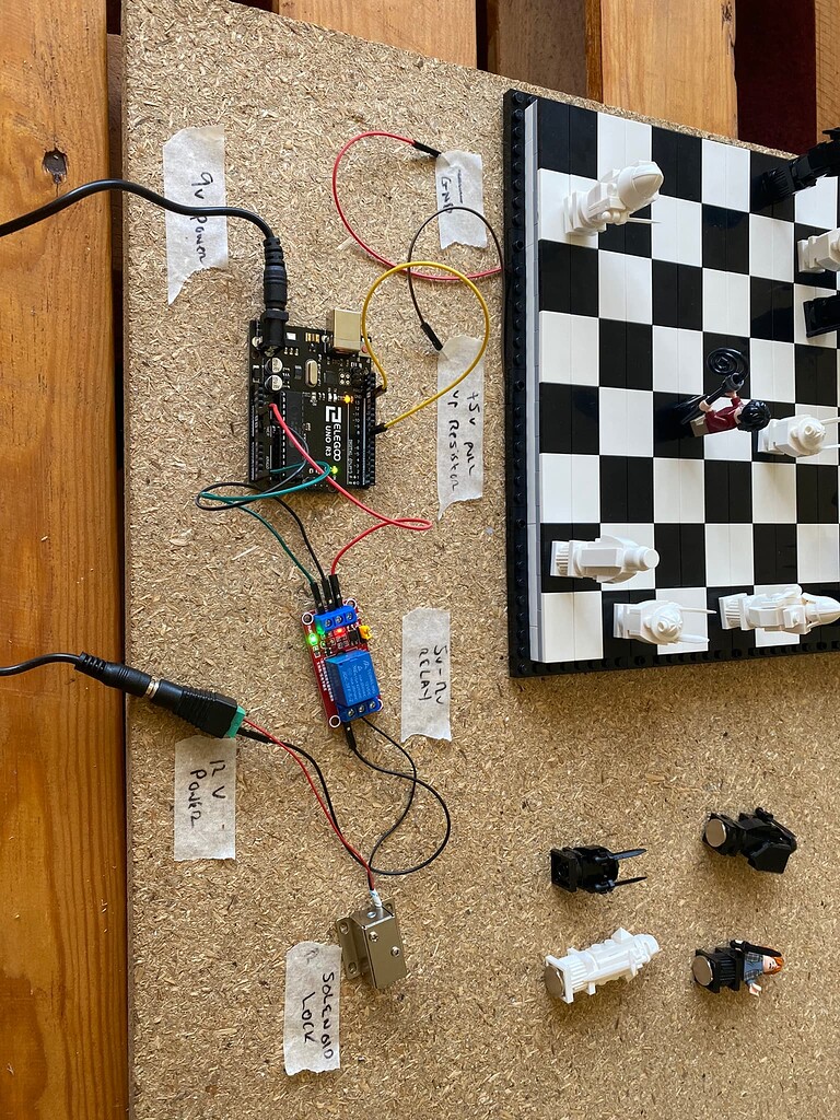 Help with Chess Puzzle & Solenoid Lock - Programming - Arduino Forum