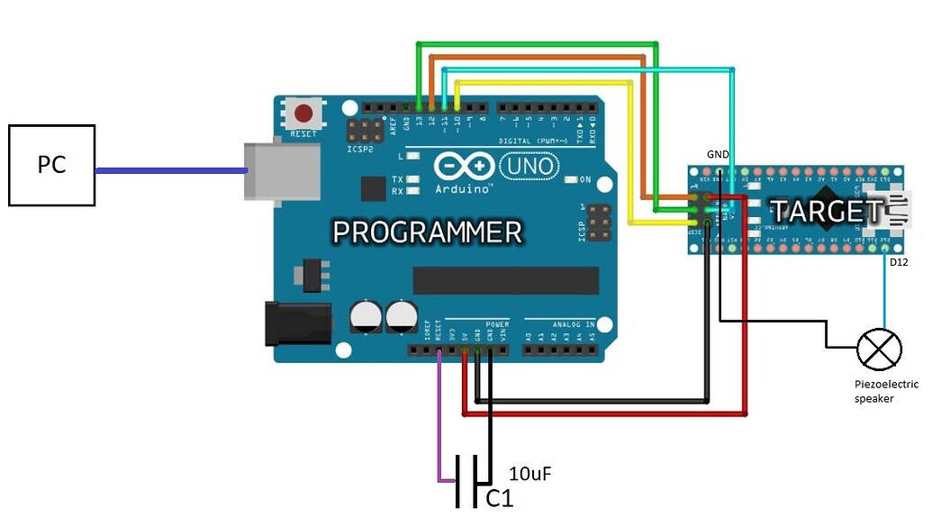 Nano ICSP Upload Issue Using UNO as ISP - Uploading - Arduino Forum