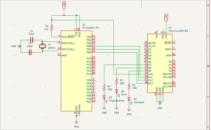 Unknown Response when using Uno Rev3 as an ISP for burning hex on Atmega8 - Uploading - Arduino ...