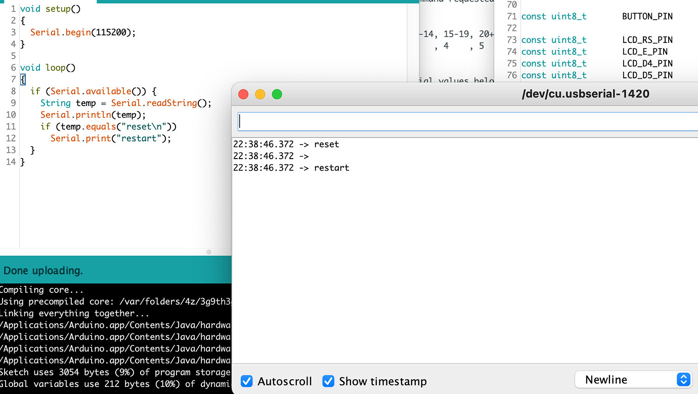 [ESP32] How to reset based upon command from serial - Programming ...