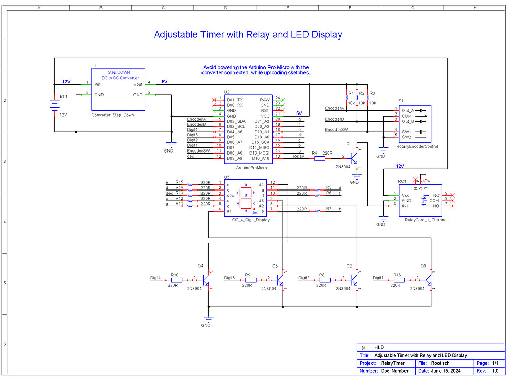Timed Relay On with Momentary Digital Encoder Push Button - Page 2 - Microcontrollers - Arduino ...