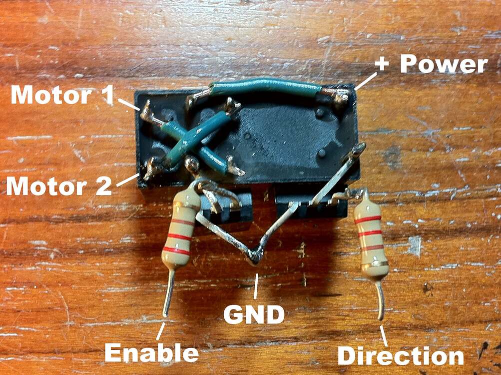 How to run motor in both directions, using just 2 output pins - Motors ...