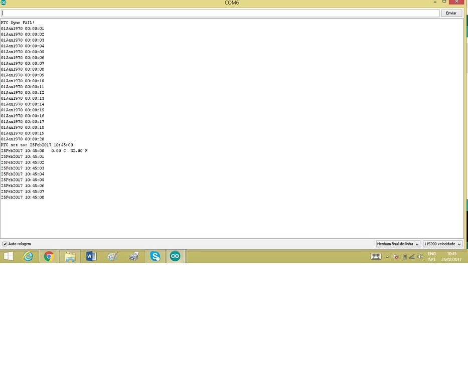 Dificuldade com RTC DS3231 - Português - Arduino Forum