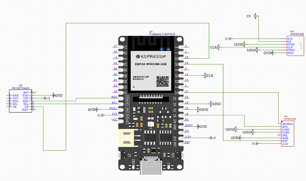 Firebeetle 2 ESP32-E, RFID, MicroSD, RTC - RFID scans once - Programming - Arduino Forum