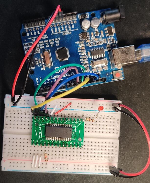 mcp23s17 16-bit I/O Port Expander not working ? - LEDs and Multiplexing - Arduino Forum