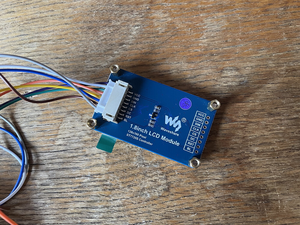 Esp32 with LCD (ST7735s) - TFT_ESPi library doesn't work - Displays - Arduino Forum