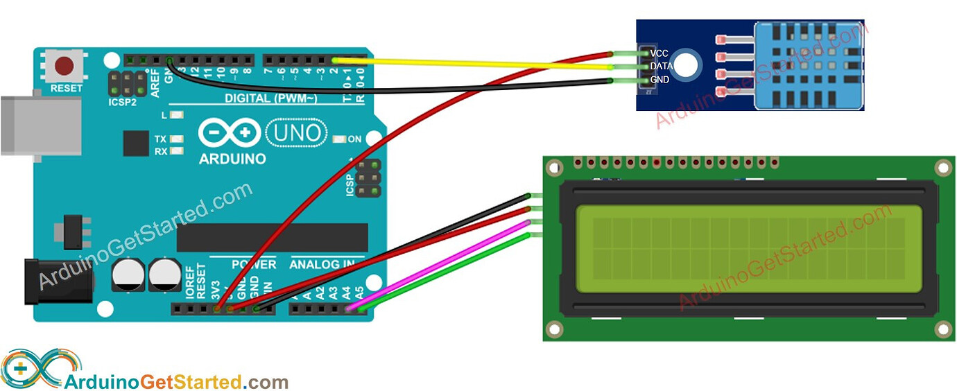 DHT11 sensor and I2C LCD displaying only 0 values - Project Guidance ...
