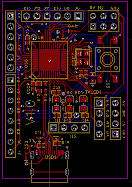 Can you check my Atmega32u4 schematic ? - 3rd Party Boards - Arduino Forum