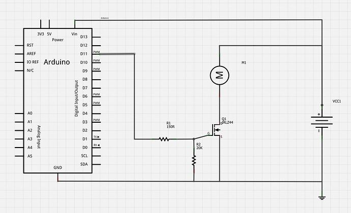 IRLZ44N schaltet dauerhaft durch - Deutsch - Arduino Forum