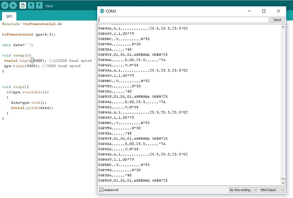 NEO 6M V2 gps not working - Sensors - Arduino Forum