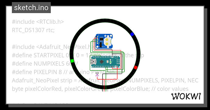 60 LED WS2812 Clock using standalone ATMega328P - 3rd Party Boards - Arduino Forum