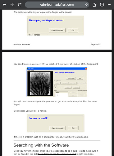 AS608 Print Fingerprint Data - General Guidance - Arduino Forum