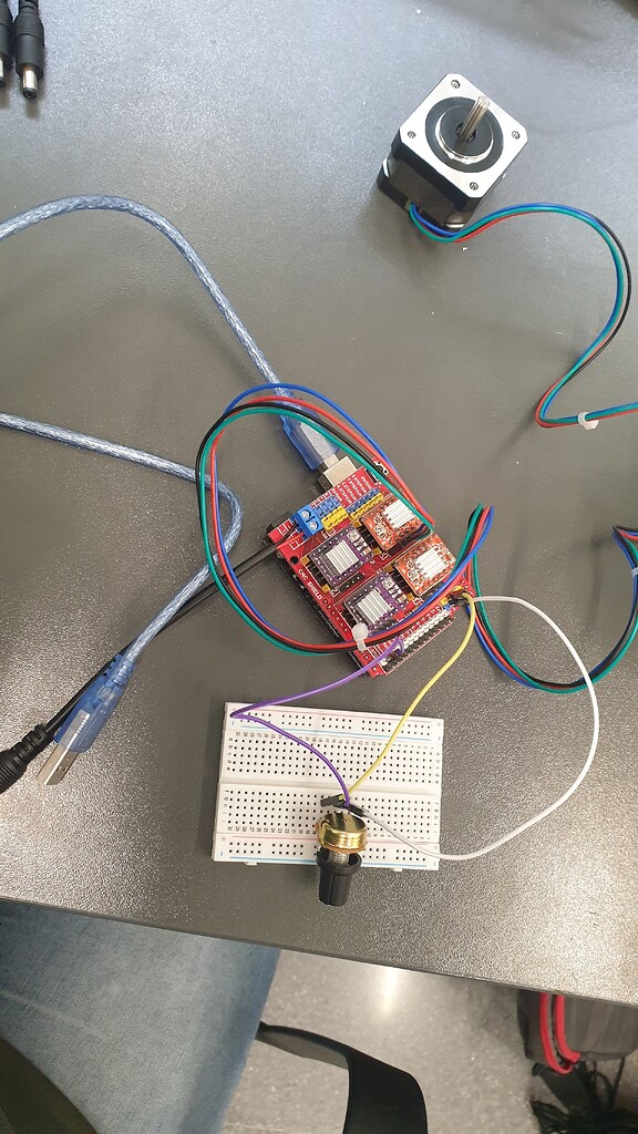 CNC V3 + potentiometer - Motors, Mechanics, Power and CNC - Arduino Forum