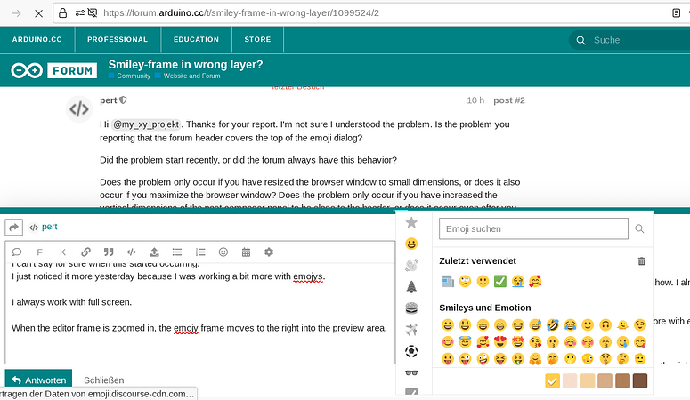 Smiley Frame In Wrong Layer Website And Forum Arduino Forum