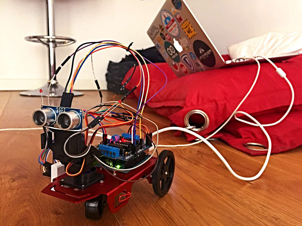 Randy the Obstacle Avoiding Robot - designer dives into robotics - Showcase - Arduino Forum