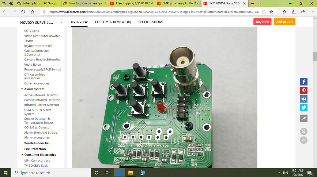 controlling zoom camera by arduino nano - General Guidance - Arduino Forum