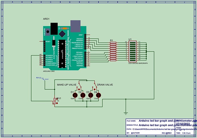Level Gauge Using Led Bar Graph Leds And Multiplexing Arduino Forum