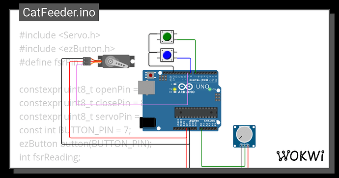 Automated Cat feeder project - Programming - Arduino Forum